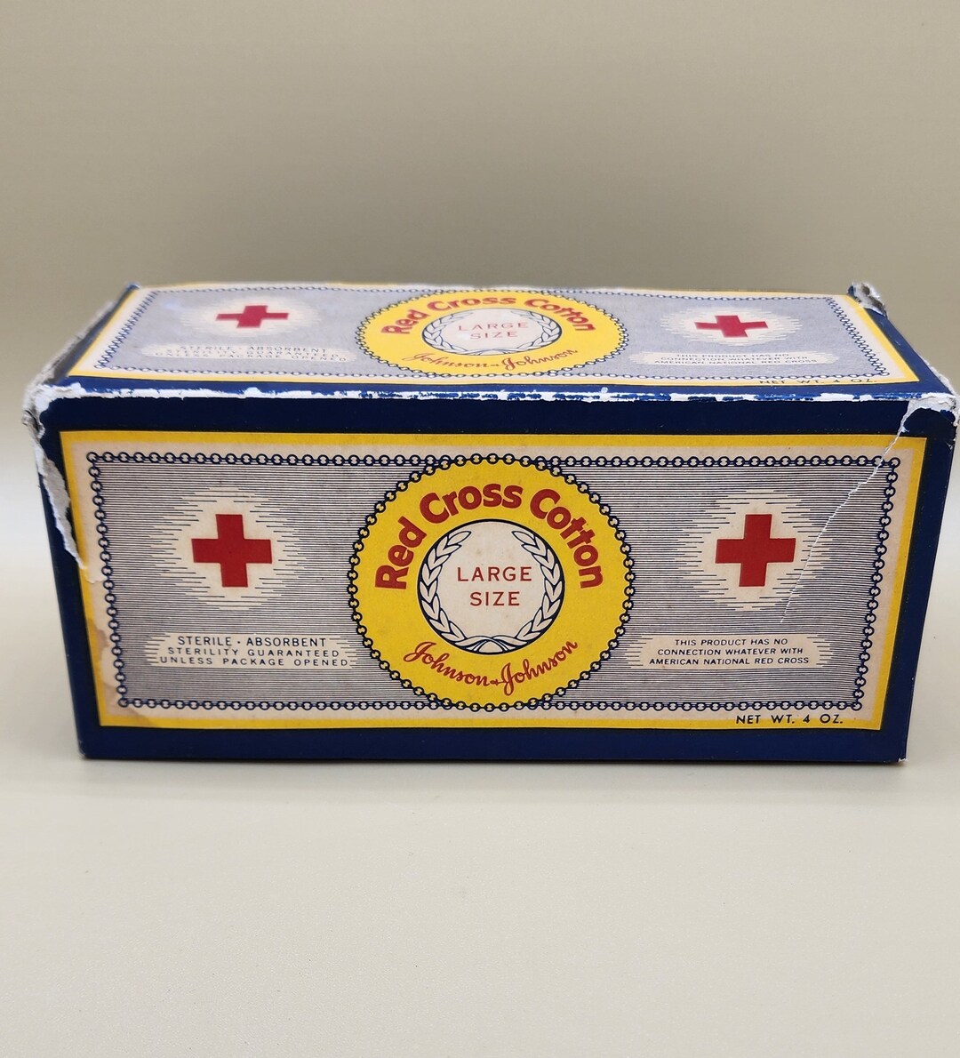 Vintage WW2 Red Cross Box Bandages - Etsy