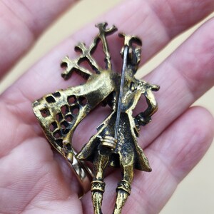 Vintage Highland Bagpiper Lapel Pin - Etsy