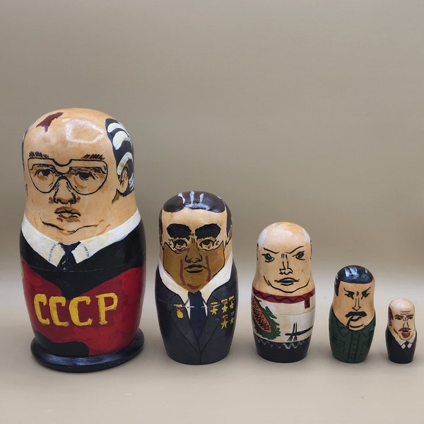 Russian Leader Nesting Dolls - Etsy