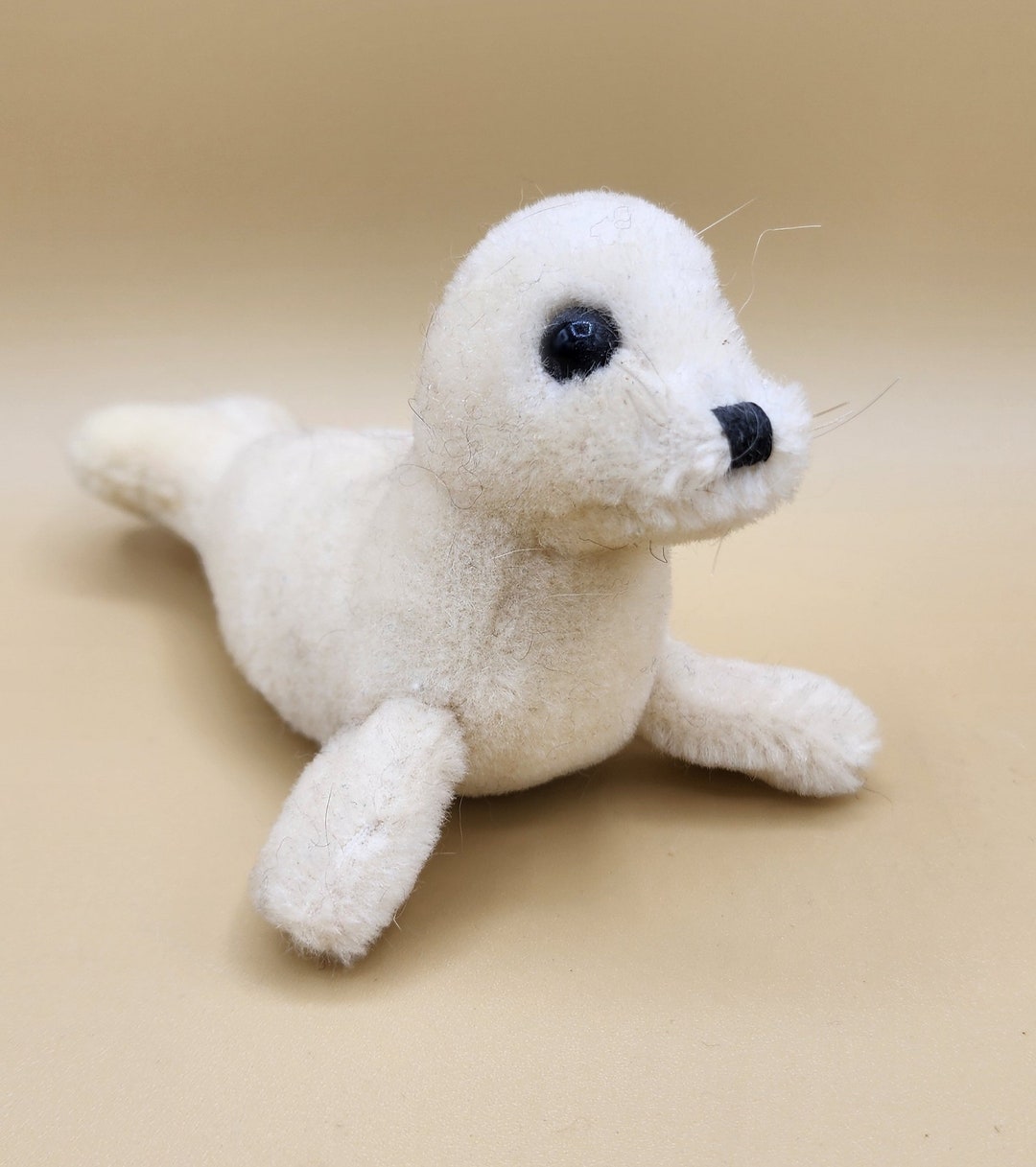 1983 Dakin Wool Plush Seal - Etsy