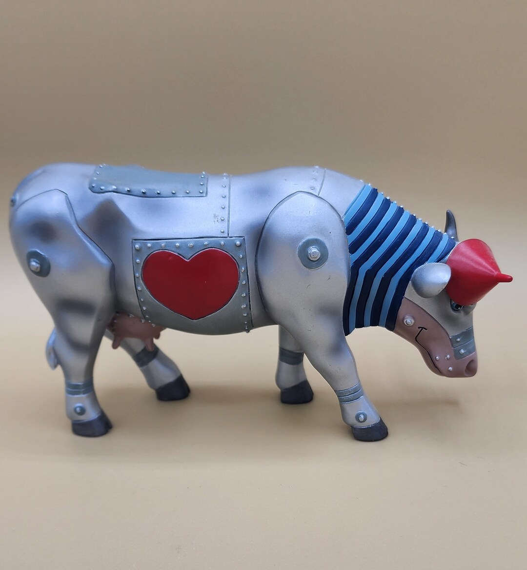 Cow Parade "tin Cow" Wizard of Oz 7242 - Etsy