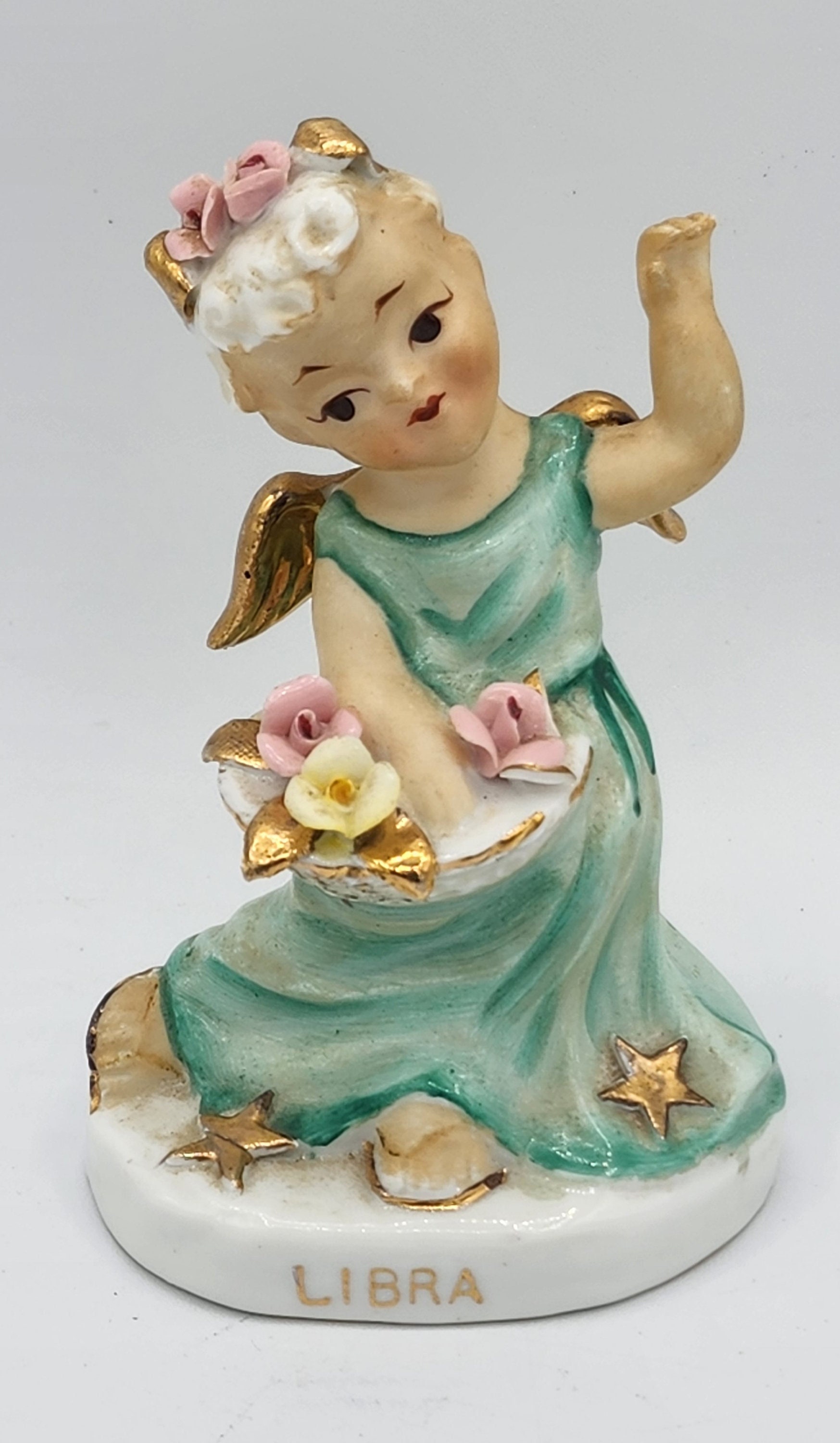 Rare Lefton Zodiac Angel Libra - Etsy