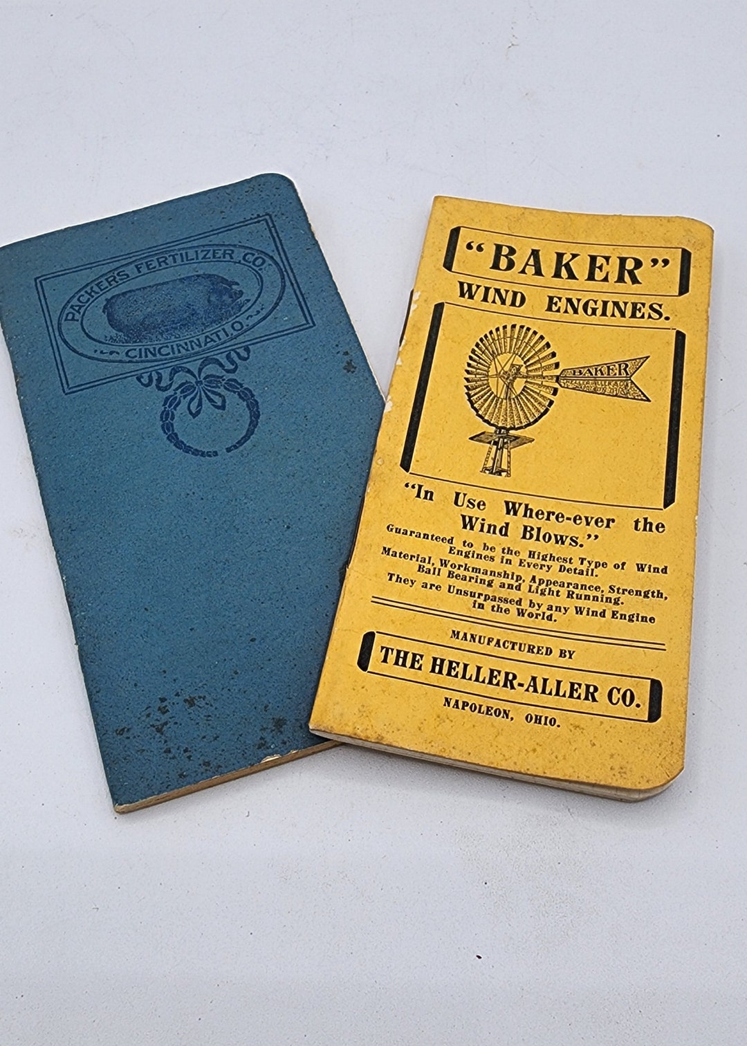 Two Early 1900s Ohio Farm Advertising Notebooks - Etsy