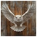 Owl in Flight | Papercraft Owl Digital Art Print - Etsy
