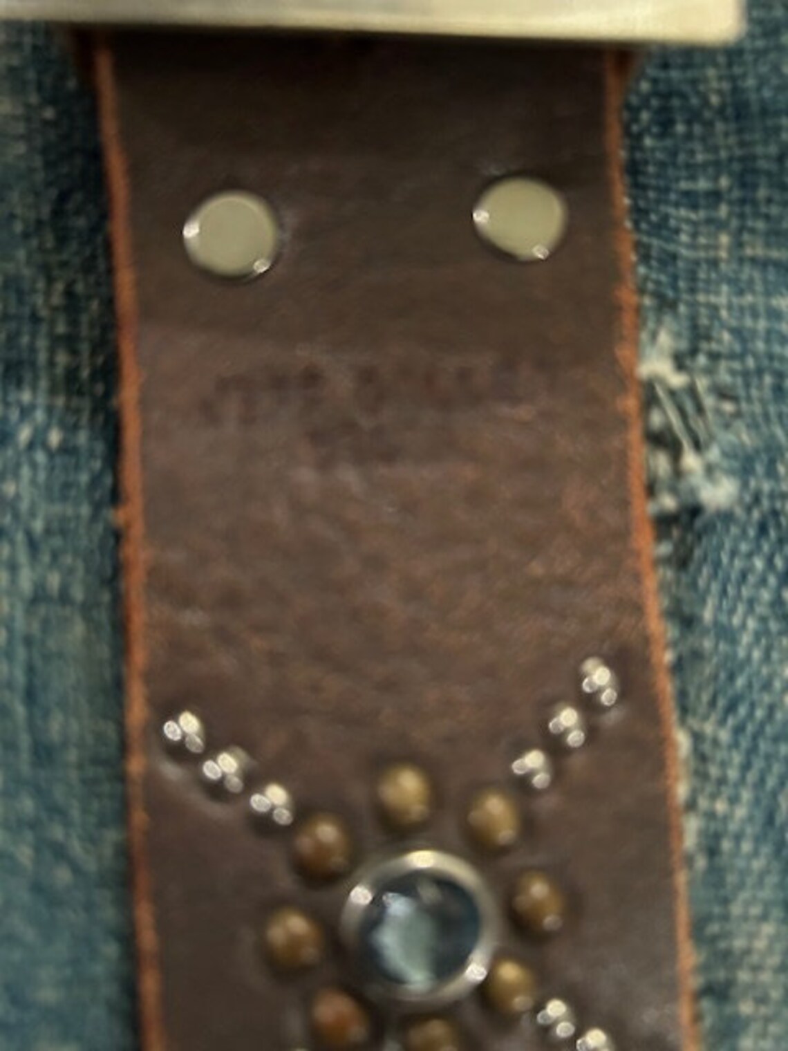 Vintage Jeff Gallea Handcrafted Belt With Mexican Silver and Abalone ...