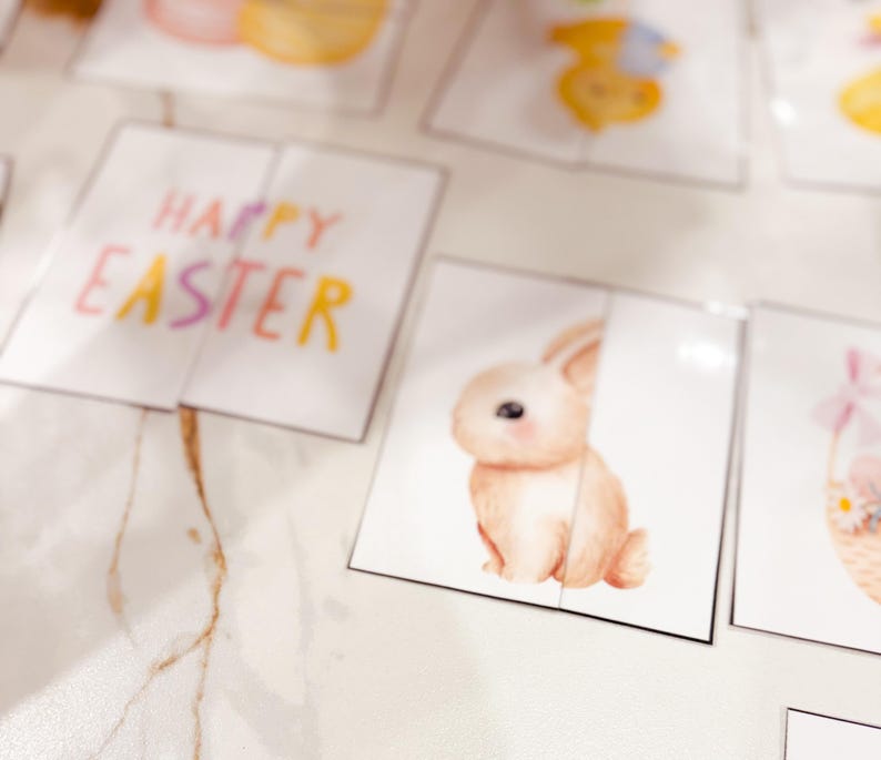 Easter Matching Game, Preschool Activities, Printable Easter Matching ...