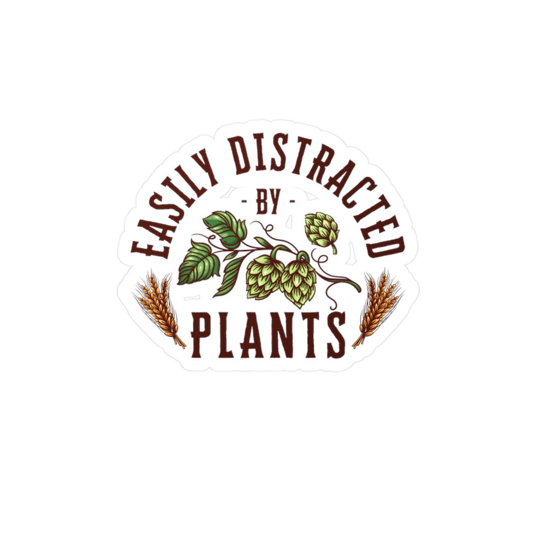 Home Brewer Sticker, Plant Lover Decal, Botanical Sticker, Beer ...