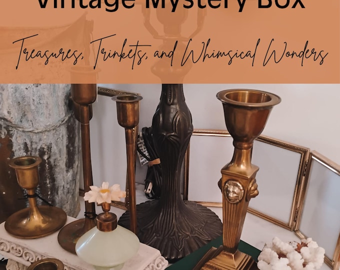 Vintage Decor Mystery Box: Curated Vignette of 3-4 Items - Etsy