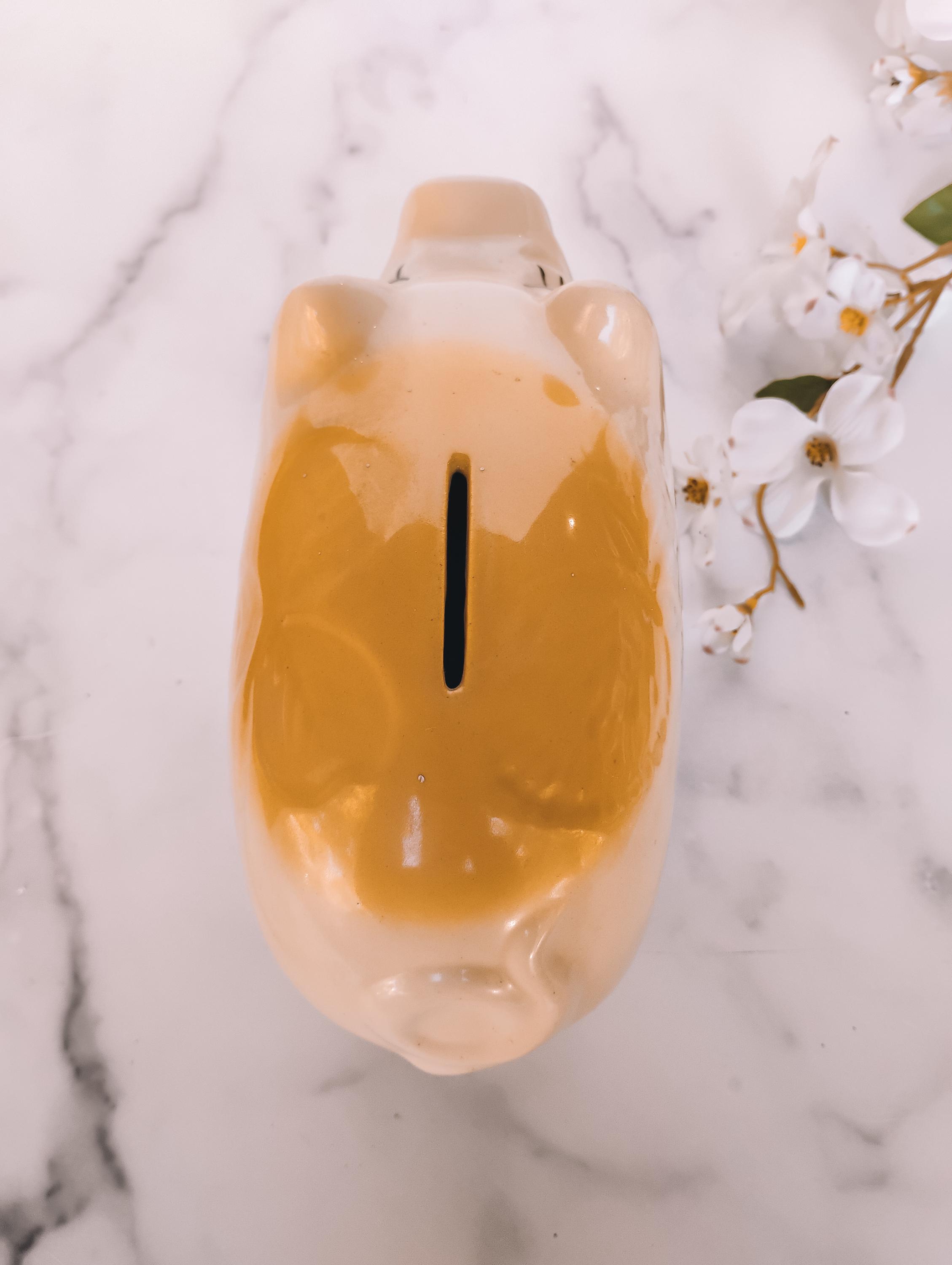 Vintage Ceramic Smash Piggy Bank - Etsy