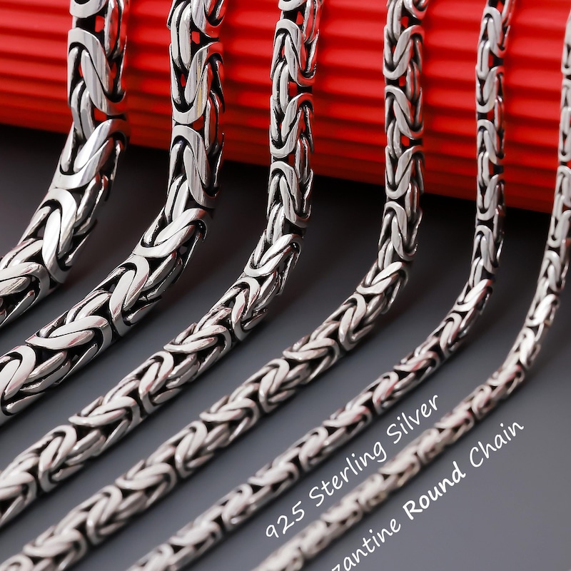 Gold Byzantine Necklace 925 - Etsy