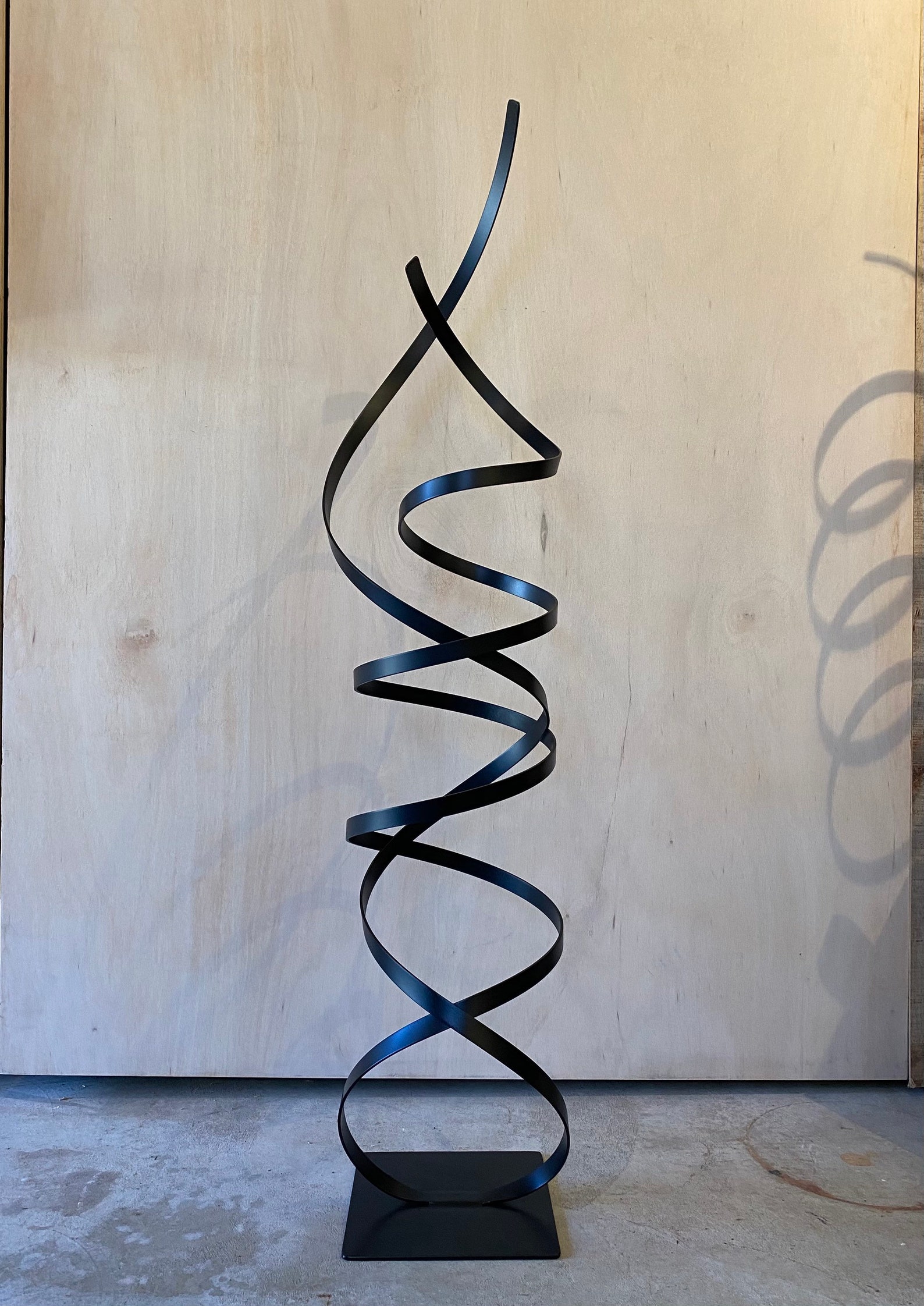 Modern Abstract Aluminum Metal Sculpture Black Garden | Etsy