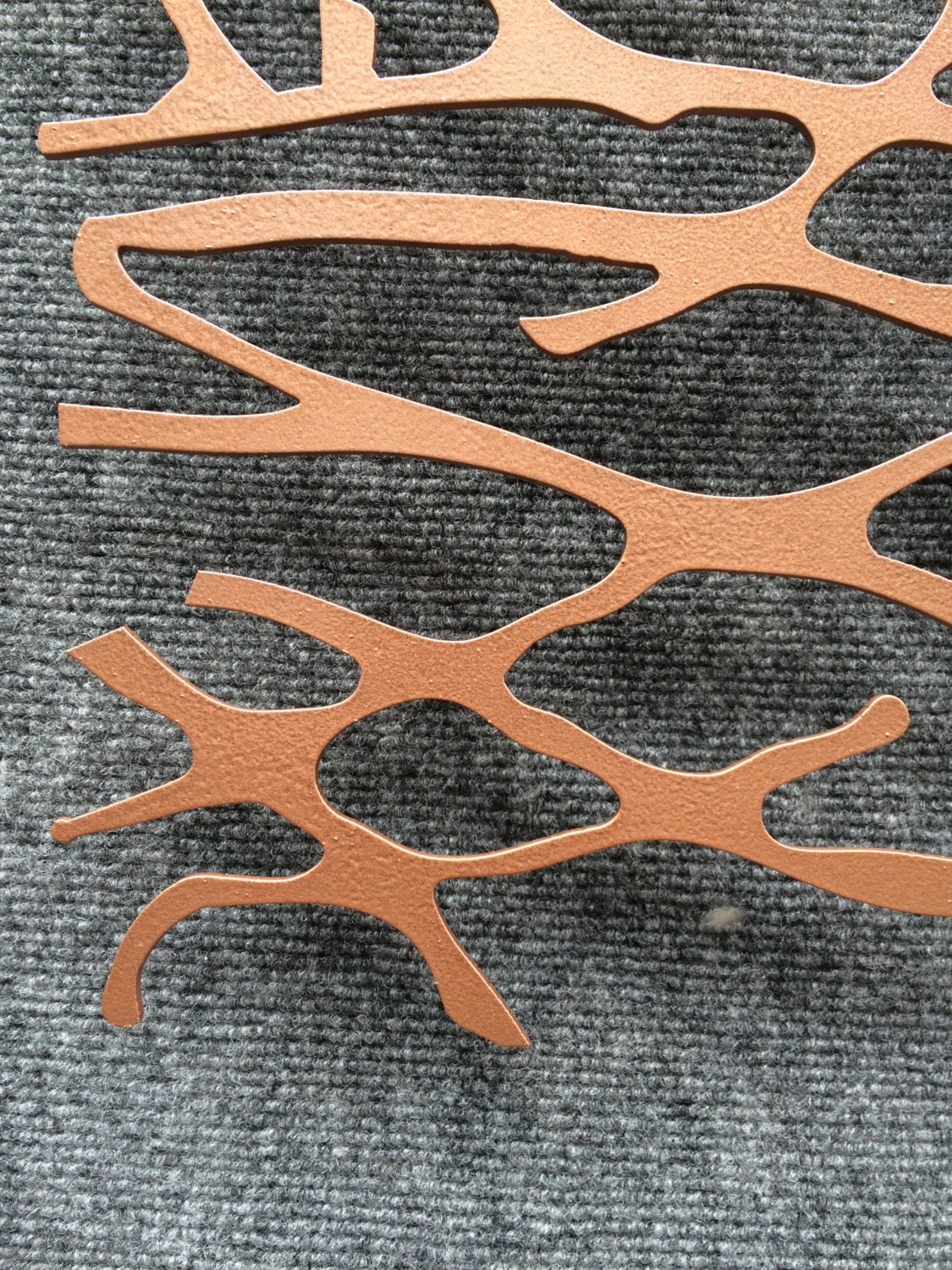 Metal Wall Art Sculpture Abstract Wall Sculpture Metallic Home Decor ...