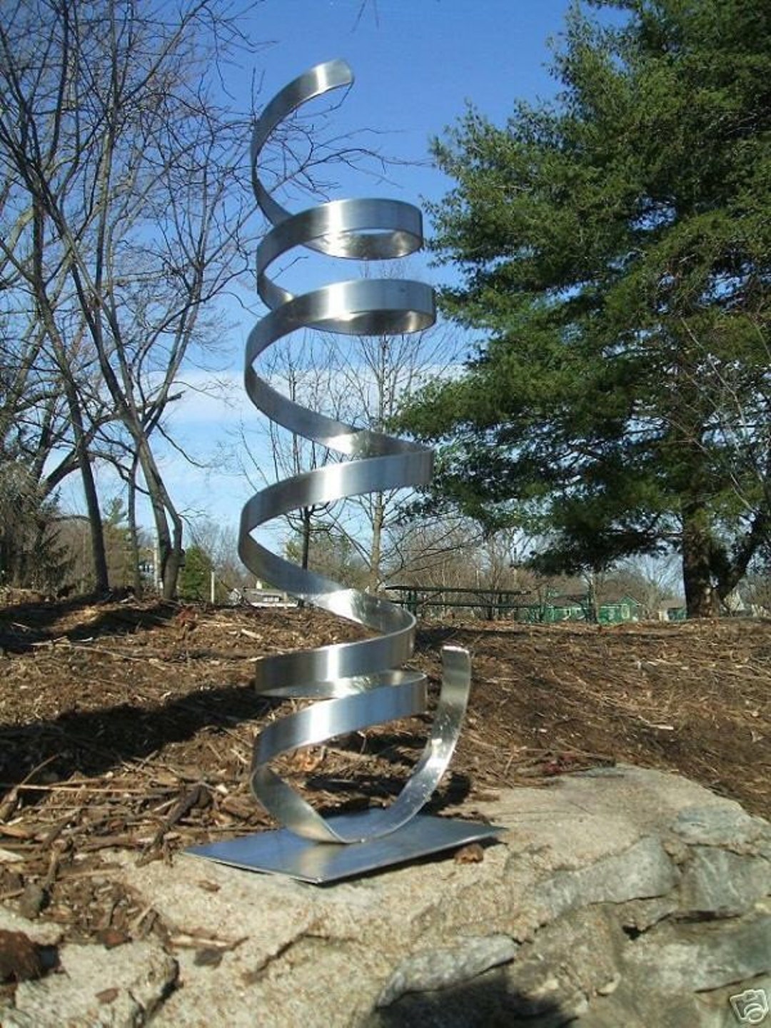 Modern Abstract Stainless Steel Metal Sculpture Garden Sculpture In ...