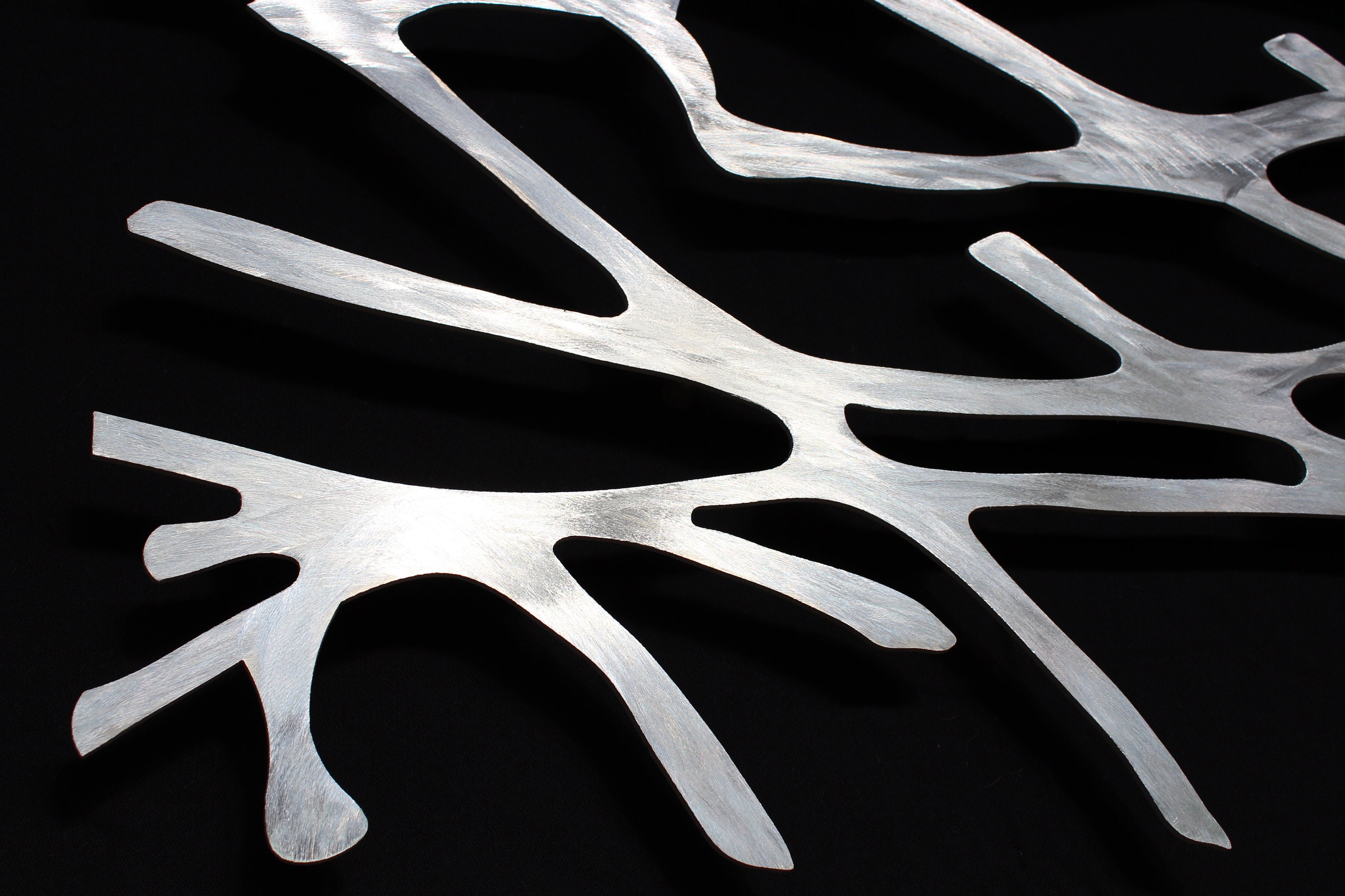 Metal Wall Art Sculpture Abstract Wall Sculpture Metallic Home | Etsy