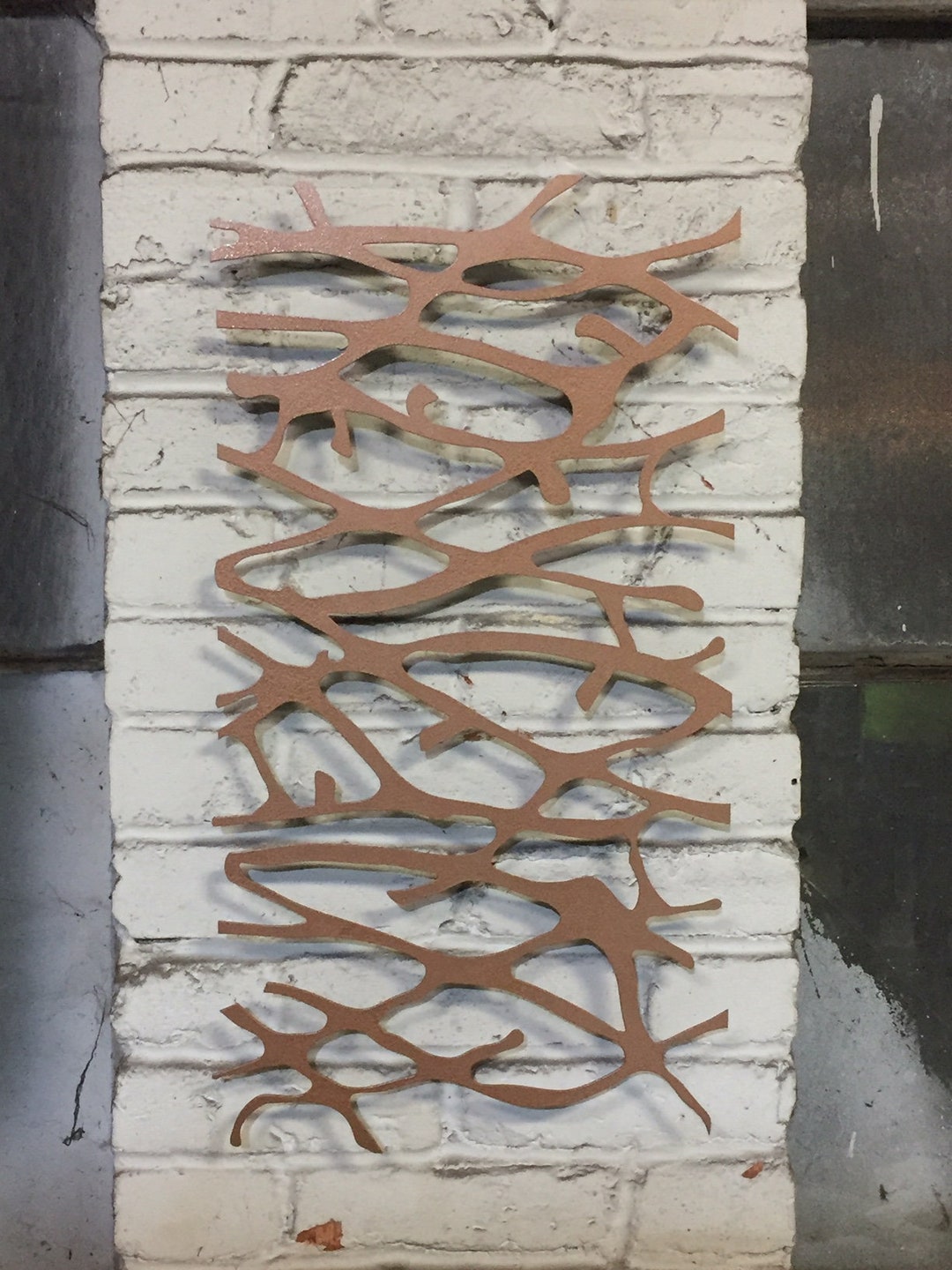 Metal Wall Art Sculpture Abstract Wall Sculpture Metallic Home Decor ...