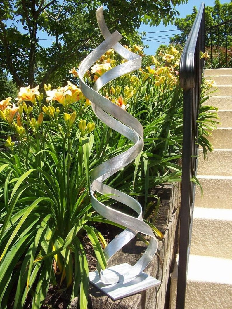 Aluminum Sculpture 'lovers Entwined' 20 Inch Tall - Etsy