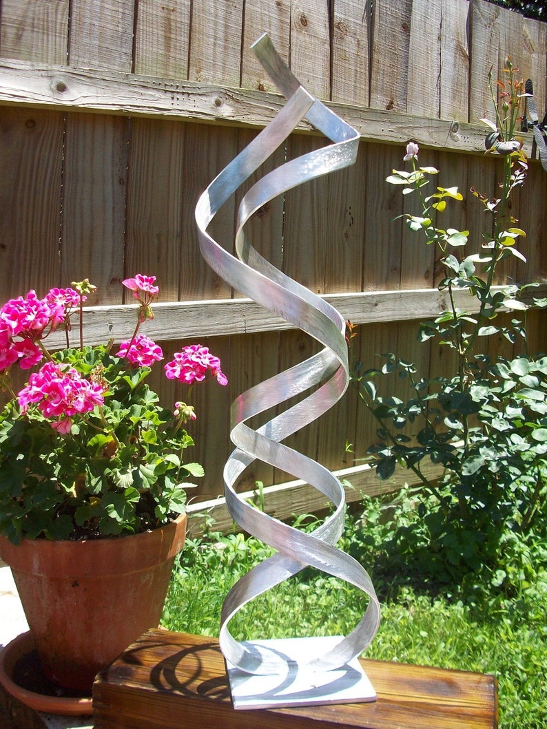 Aluminum Sculpture 'lovers Entwined' 20 Inch Tall - Etsy