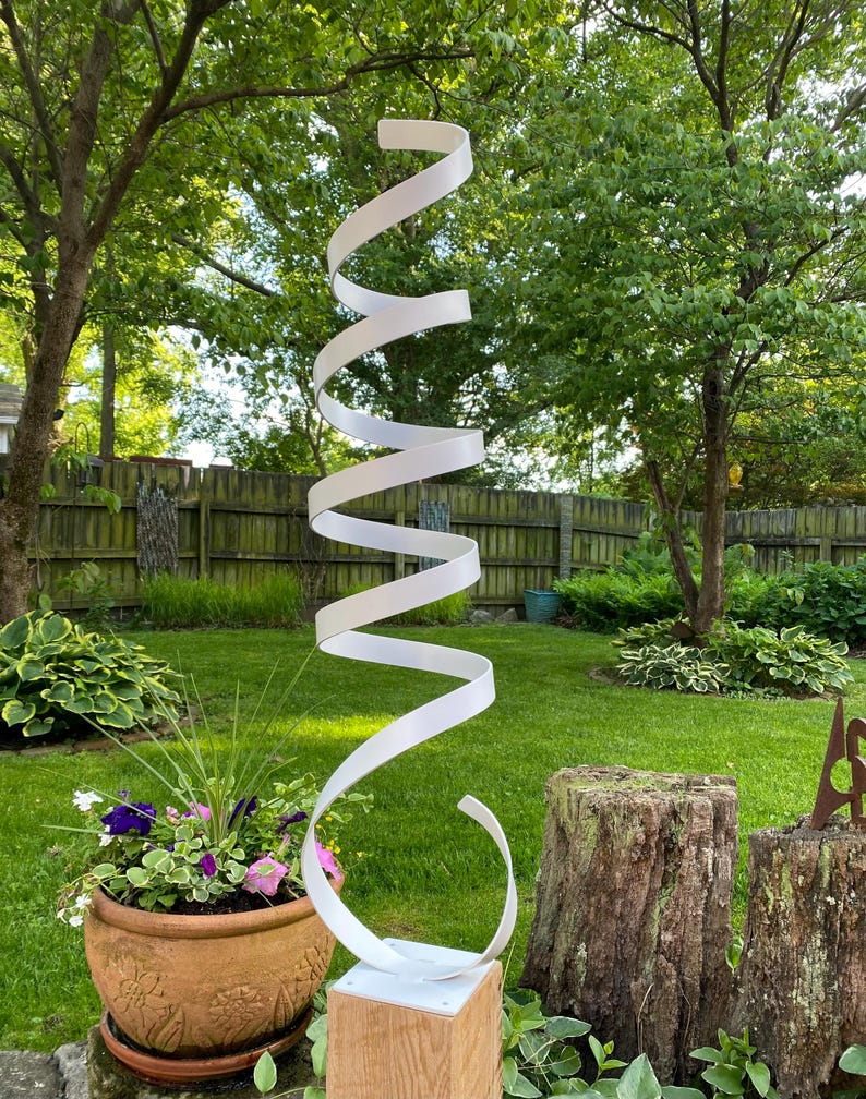 Modern Abstract Aluminum Metal Sculpture Garden Sculpture In/outdoor by ...