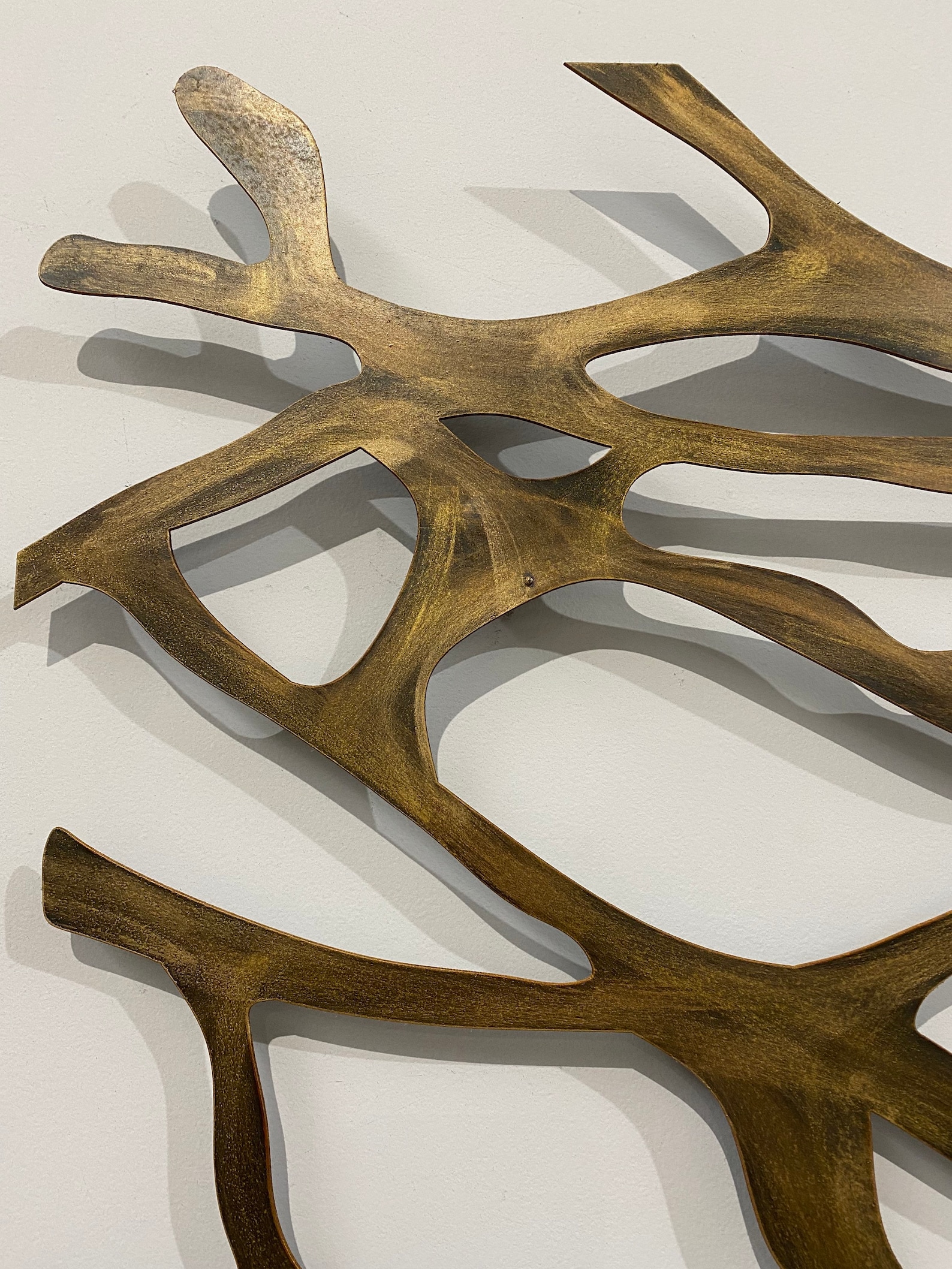 Metal Wall Art Sculpture Abstract Wall Sculpture Metallic Home - Etsy