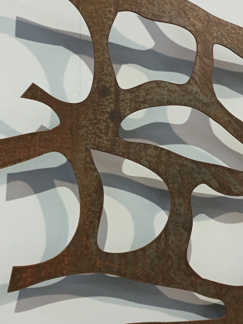 Metal Wall Art Sculpture Abstract Wall Sculpture Metallic | Etsy