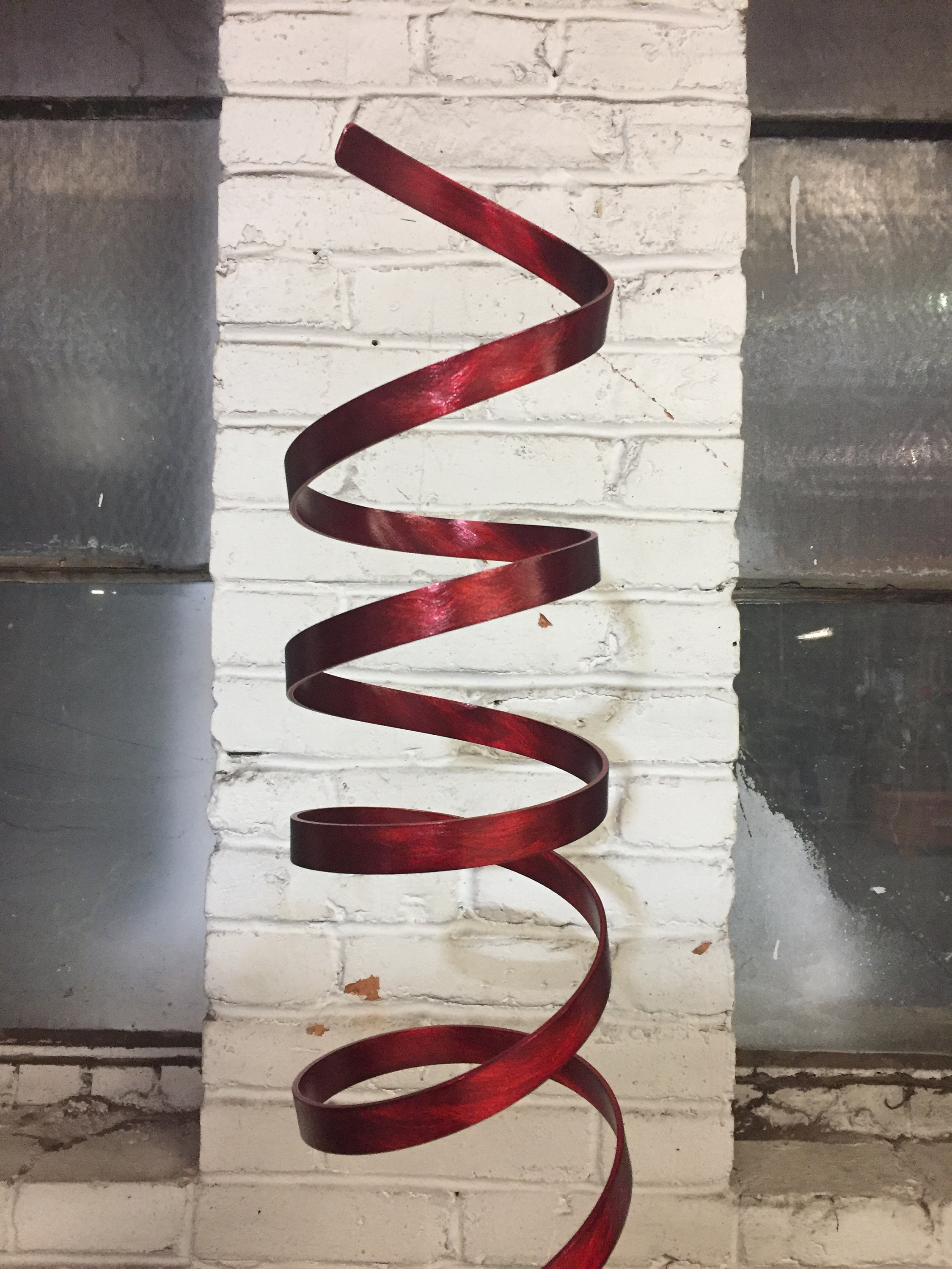 Candy Red Aluminum Metal Sculpture Garden Sculpture Abstract Art by ...