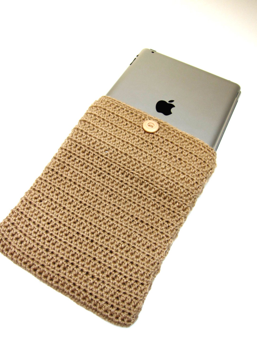 Crochet Pattern iPad Case Protective Soft Cover Tablet Cozy Wool Knit ...