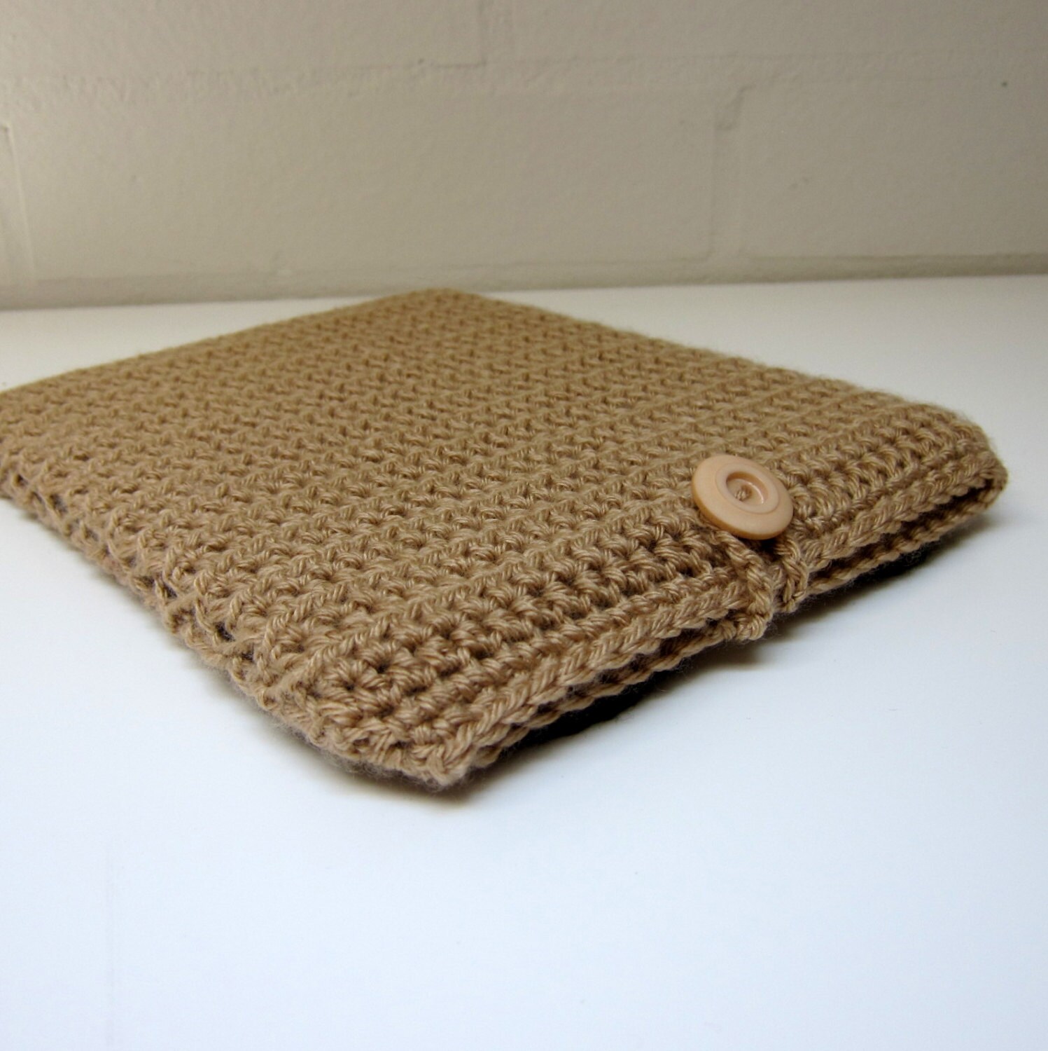 Crochet Pattern iPad Case Protective Soft Cover Tablet Cozy Wool Knit ...