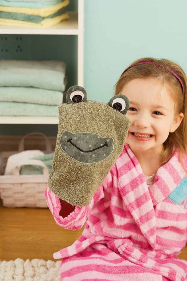Washcloth Puppet E-pattern- Bath Puppet Pals - Etsy