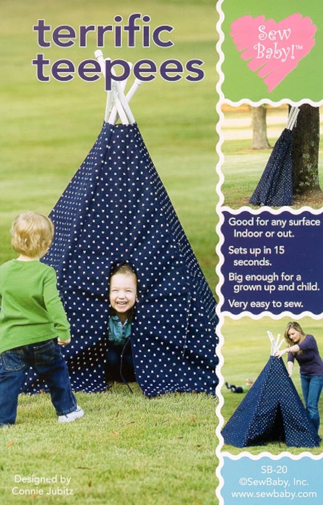 Terrific Teepees PDF Sewing Pattern - Etsy