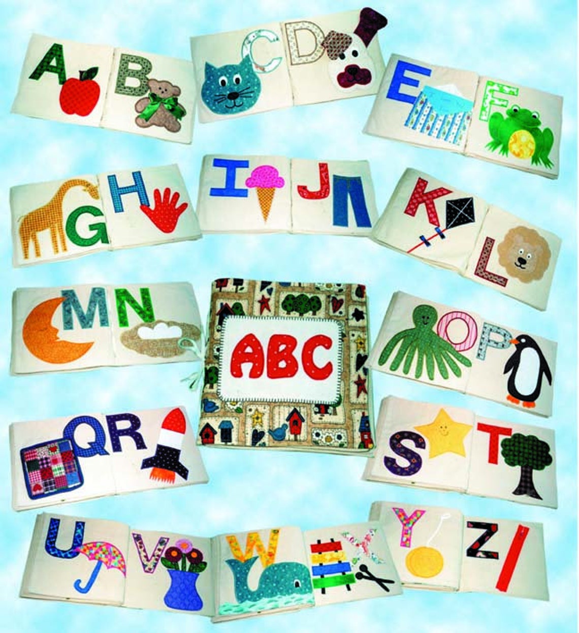 Alphabet Cloth Quiet Book PDF Sewing Pattern - Etsy