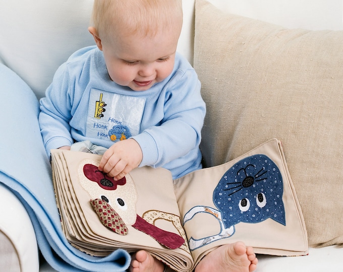 DIY Baby Toy: Baby Sensory Book Quiet Book Sewing Pattern DIY Quiet ...