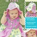 Petal Dress and Hat PDF Pattern Sizes 6 Months to 2 T - Etsy