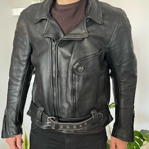 Vintage Motorcycle Jacket | Eurox Biker Jacket | Cafe Racer | XXL for ...