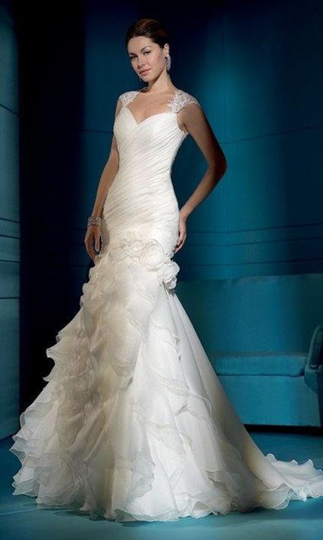 Demetrios Wedding Dress. Beautiful Designer Gown. Mermiad Fit. - Etsy