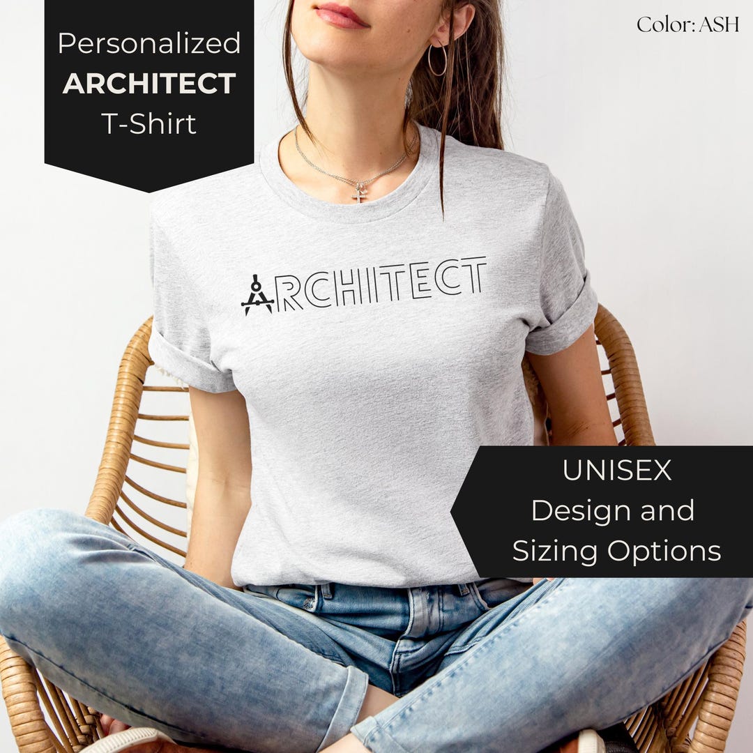 Custom Architect T-shirt, Architect Graduation Gift, Architecture ...