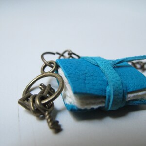 Mini Book Necklace, With Keys for Your Heart - Etsy