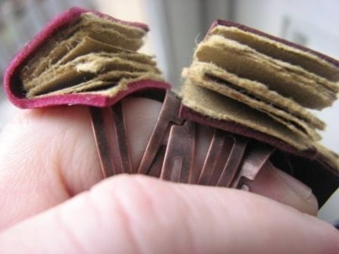 Mini Book Ring - Red - Etsy