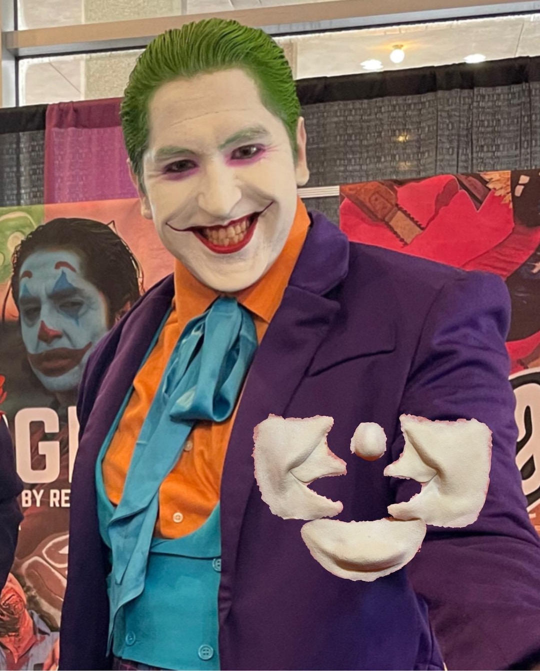 Smylex Jack /clown Smiling Foam Latex Prosthetic - Etsy
