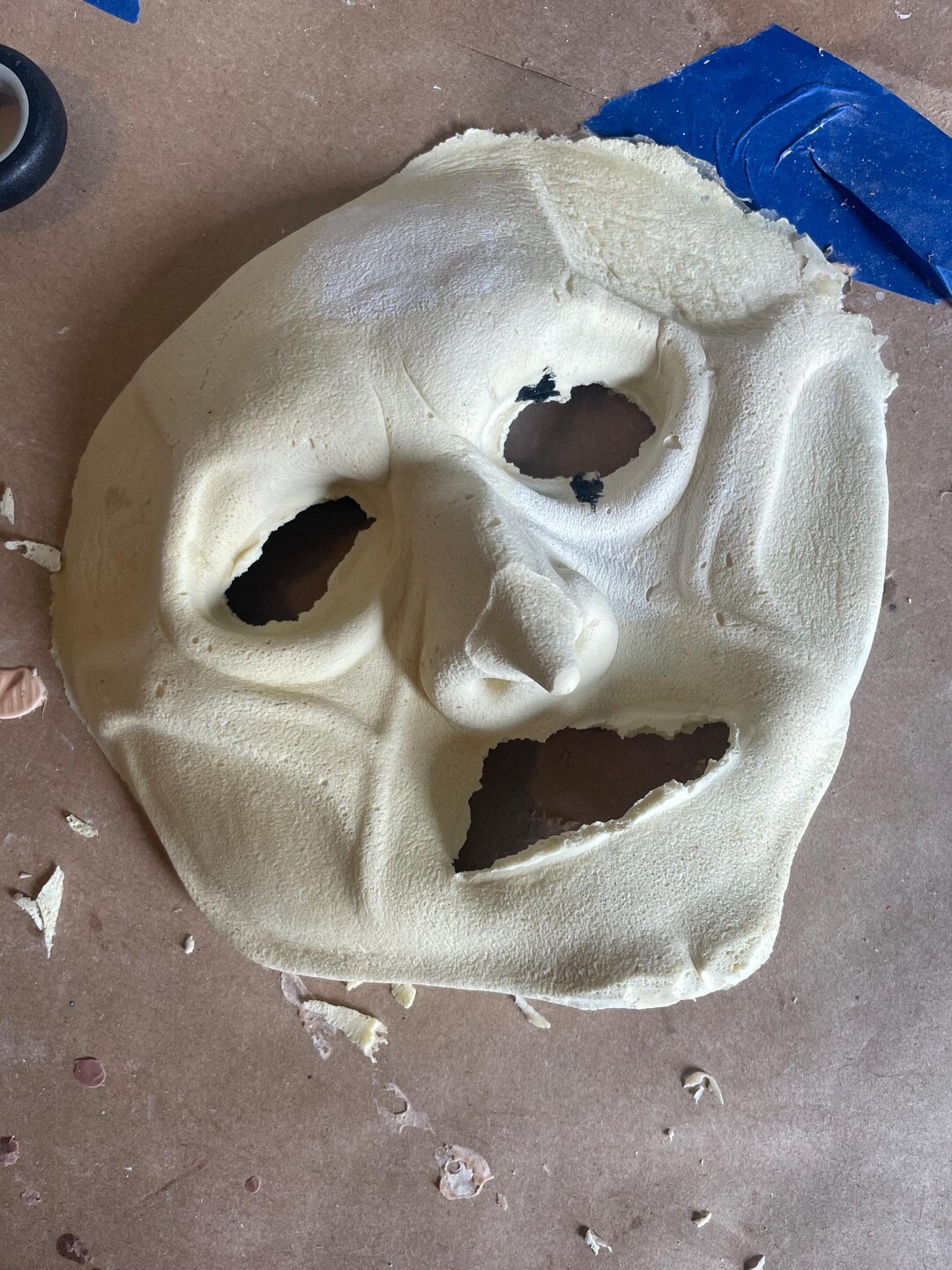 C-GRADE Terrifying Scary Clown Prosthetic Foam Latex Mask - Etsy