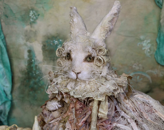 White Rabbit Child and His Toys - Etsy