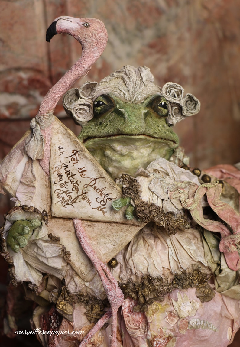 The frog Footman Alice in Wonderland | Etsy