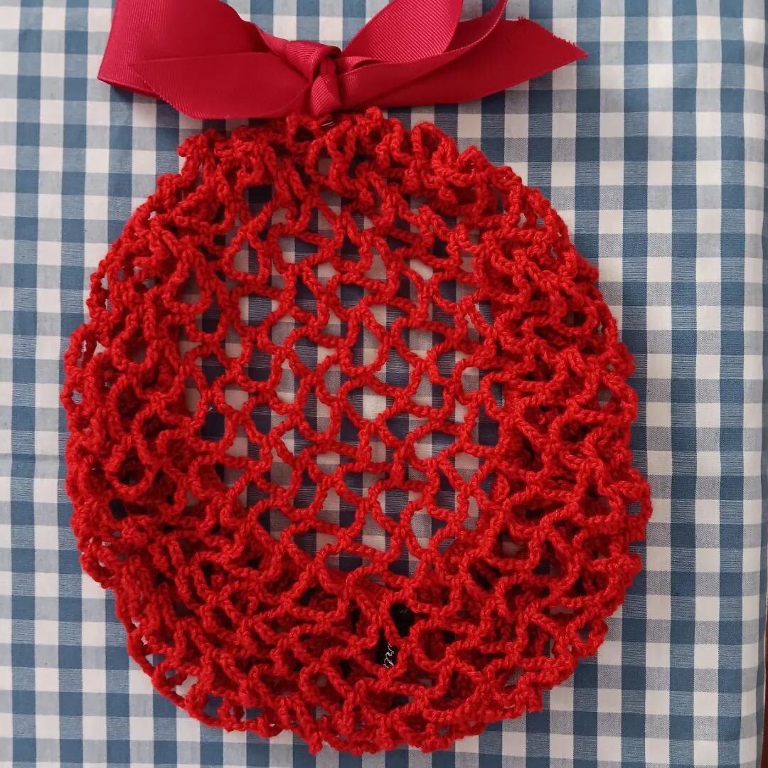 1940s Vintage Style Handmade Red Snood - Etsy