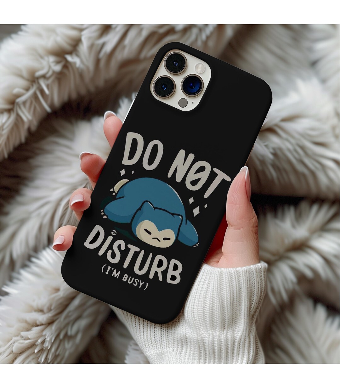 Snorlax Phone Case, Cute Pokemon Character Protective Case, Unique Gift ...