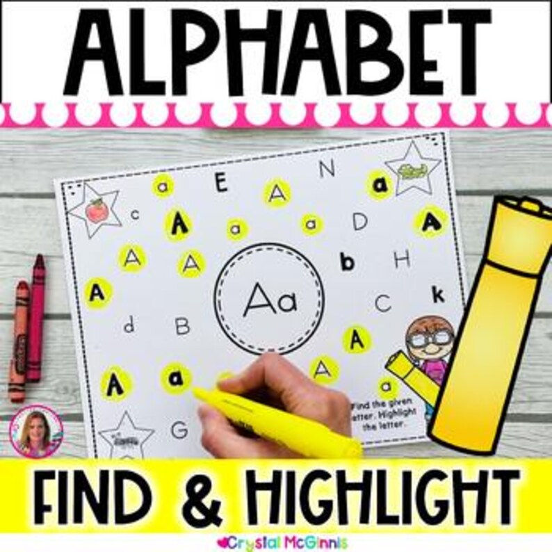 DOLLAR DEAL Alphabet Hunt! Alphabet Recognition Activity for All 26 ...