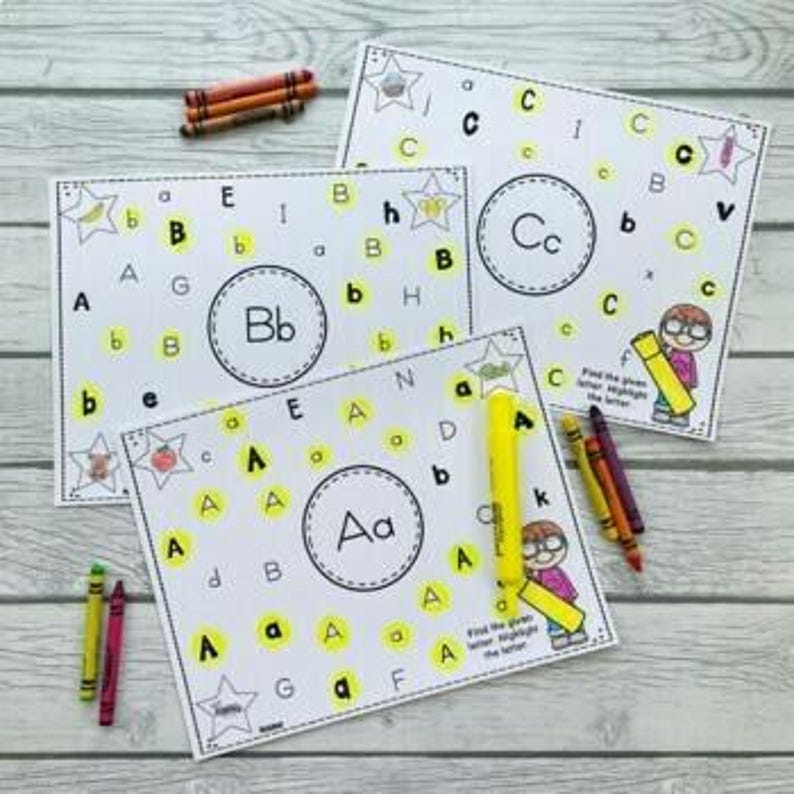 DOLLAR DEAL Alphabet Hunt! Alphabet Recognition Activity for All 26 ...