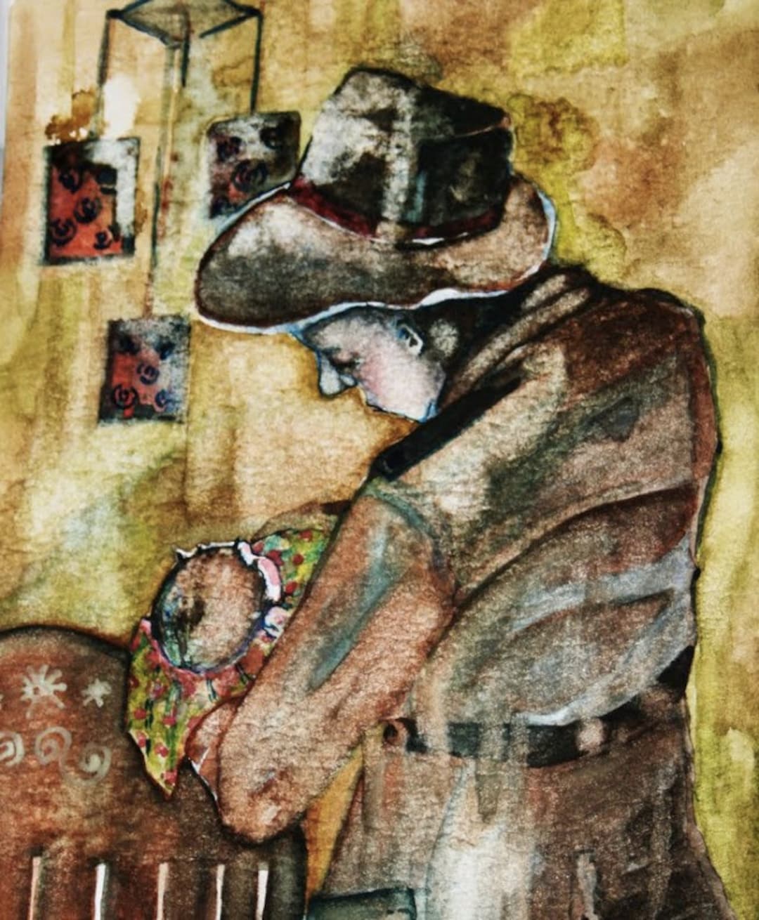 Fatherhood Art Father's Day Art for Dads A Father's - Etsy