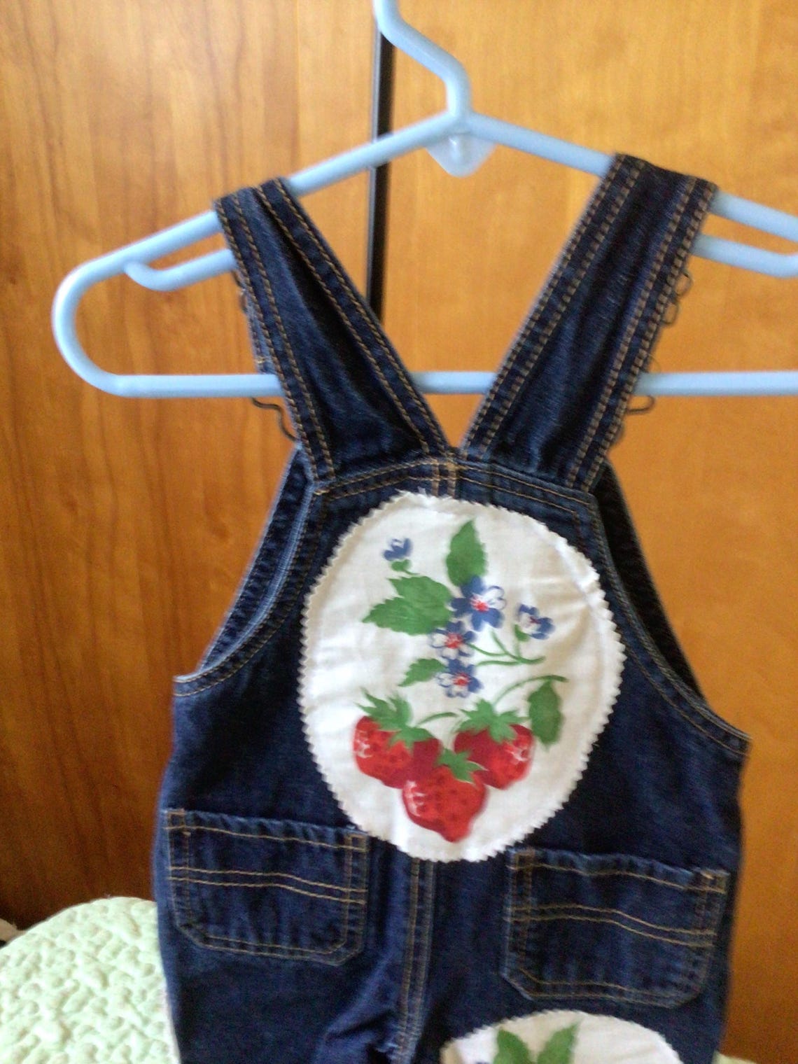 Strawberry Overalls - Etsy