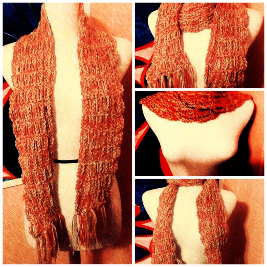 Simply Soft Chain Scarf Pattern - Etsy