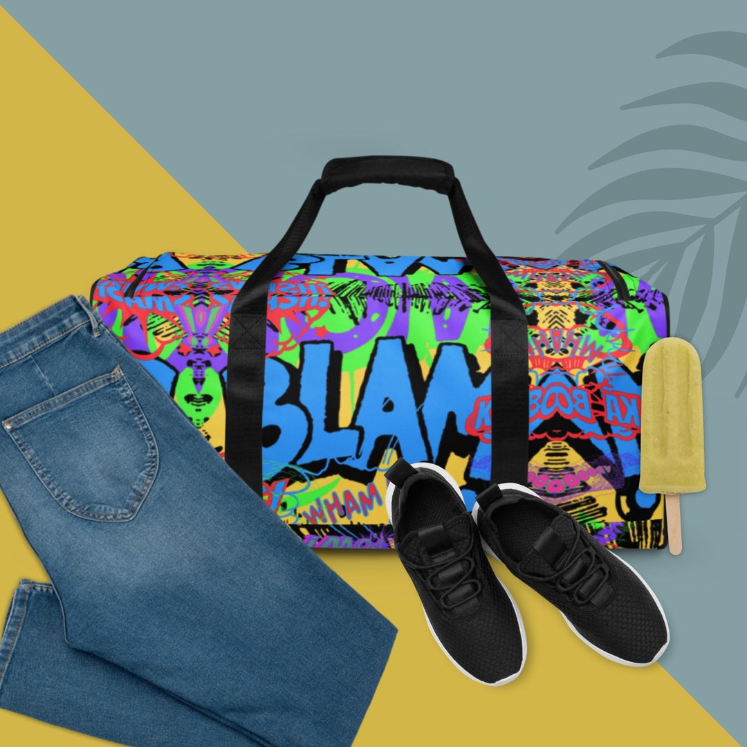 BLAM! Comic Style Duffle Bag - Etsy