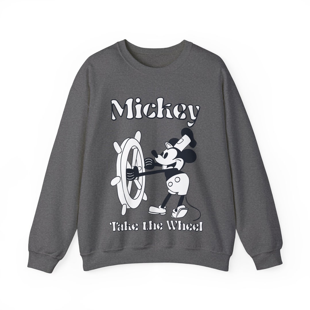 Mickey Take the Wheel Funny Unisex Heavy Blend™ Crewneck Sweatshirt - Etsy
